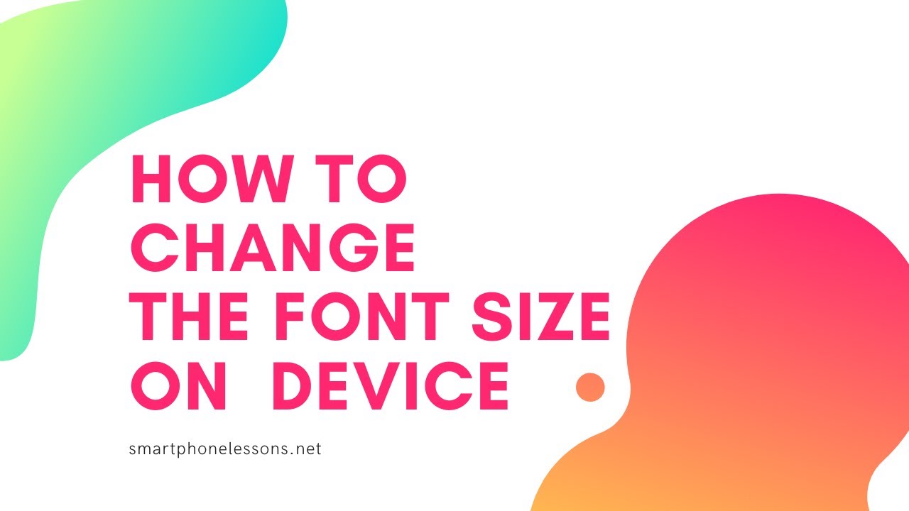 How To Change Smartphone Font Size On Iphone YouTube how-to-change-smartphone-font-size-on-iphone-youtube