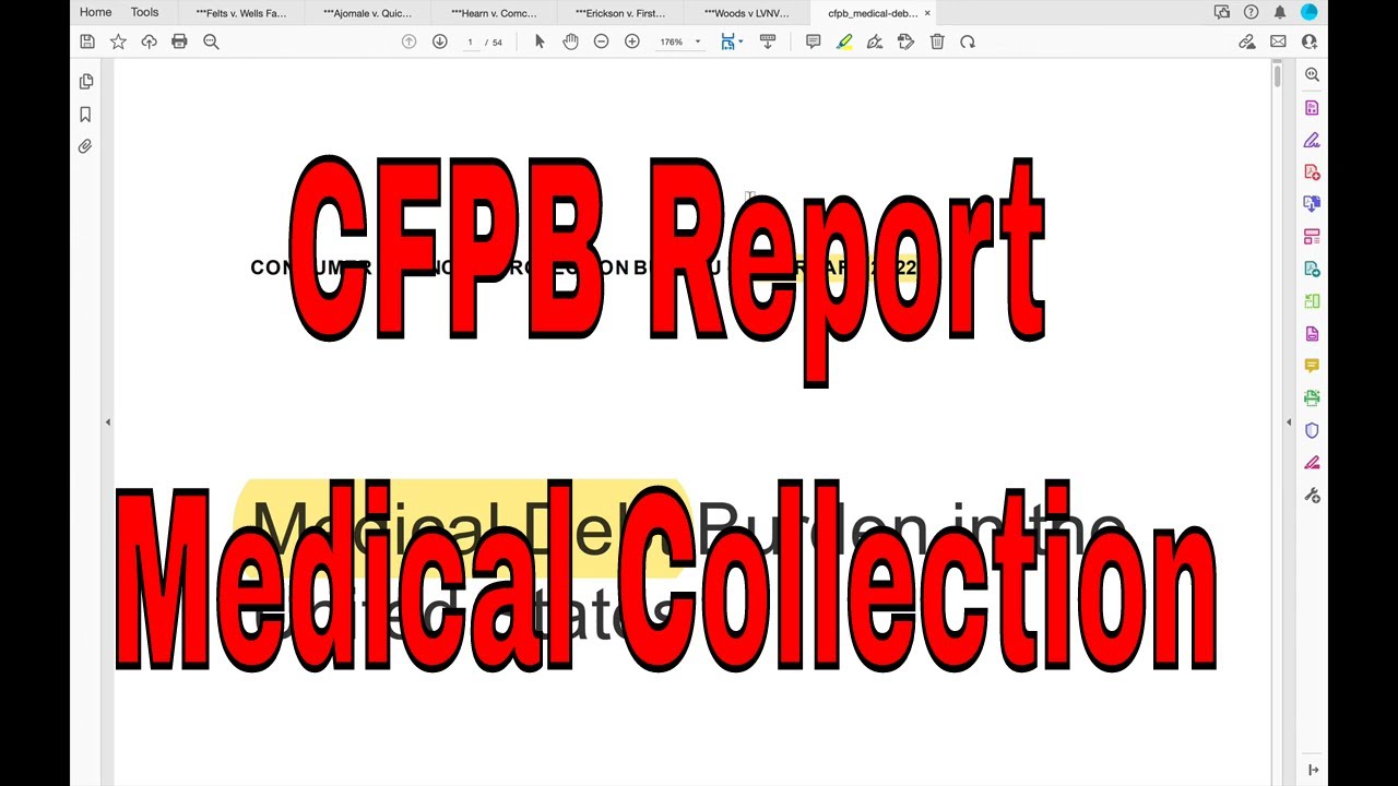 CFPB report on medical collection debt on credit reports - YouTube