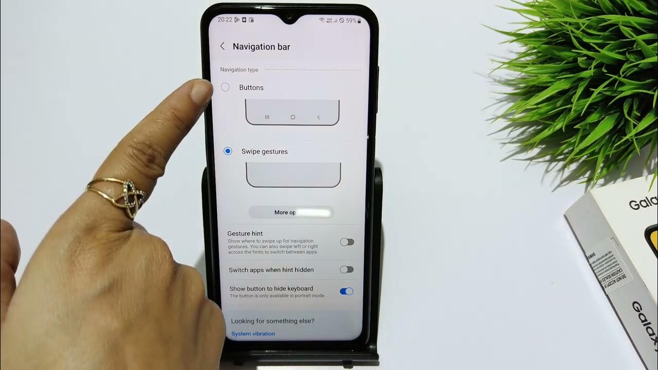 How to set full screen display in samsung galaxy F14,M14,A14 | Full screen gestures kaise lagaye ...
