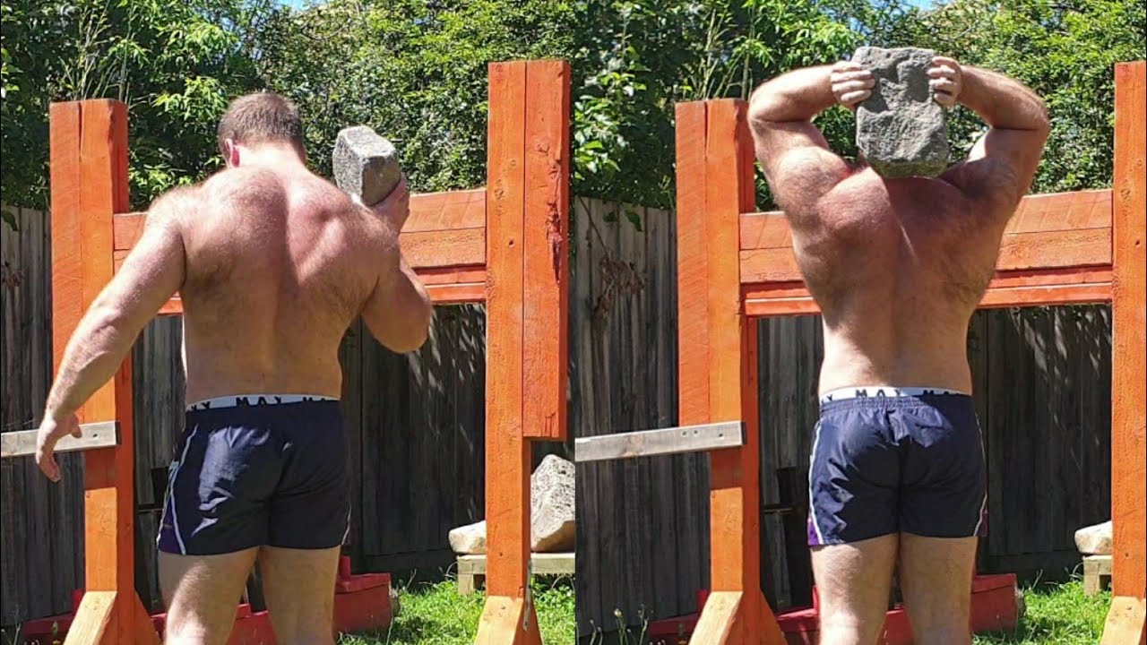 Typical Warm Up When lifting Natural Stones - Garage Gym Powerlifting ...