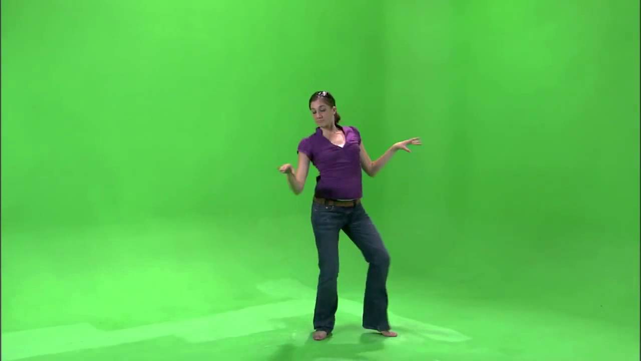 Shot of a girl on a green screen - YouTube