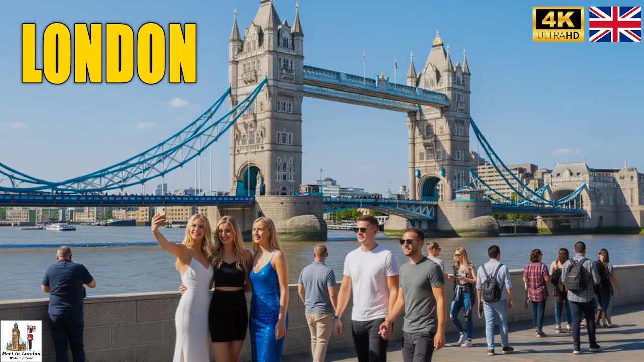 Walking Through London's Most Beautiful Sunset | 4K HDR Walking Tour ...
