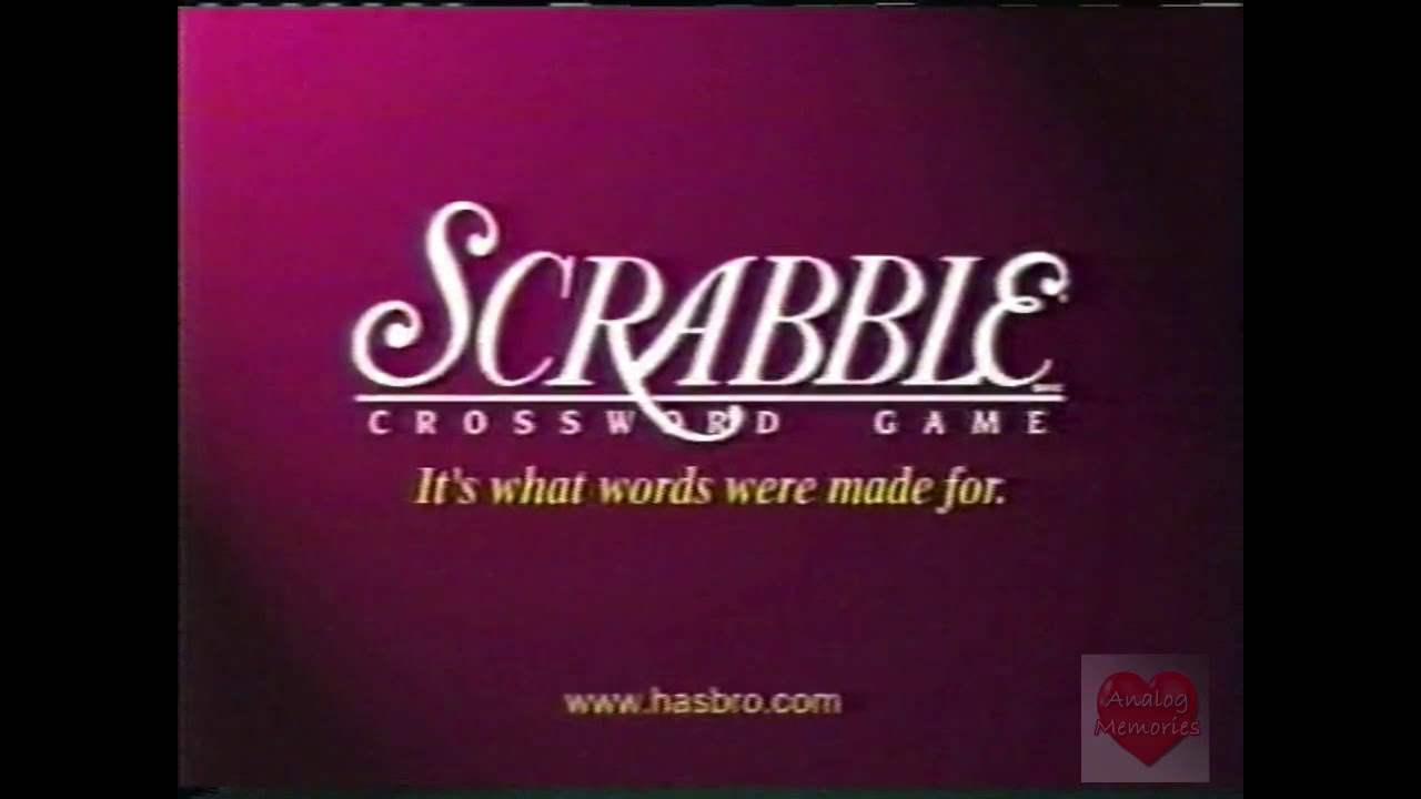 Scrabble Crossword Game | Television Commercial | 2000 - YouTube