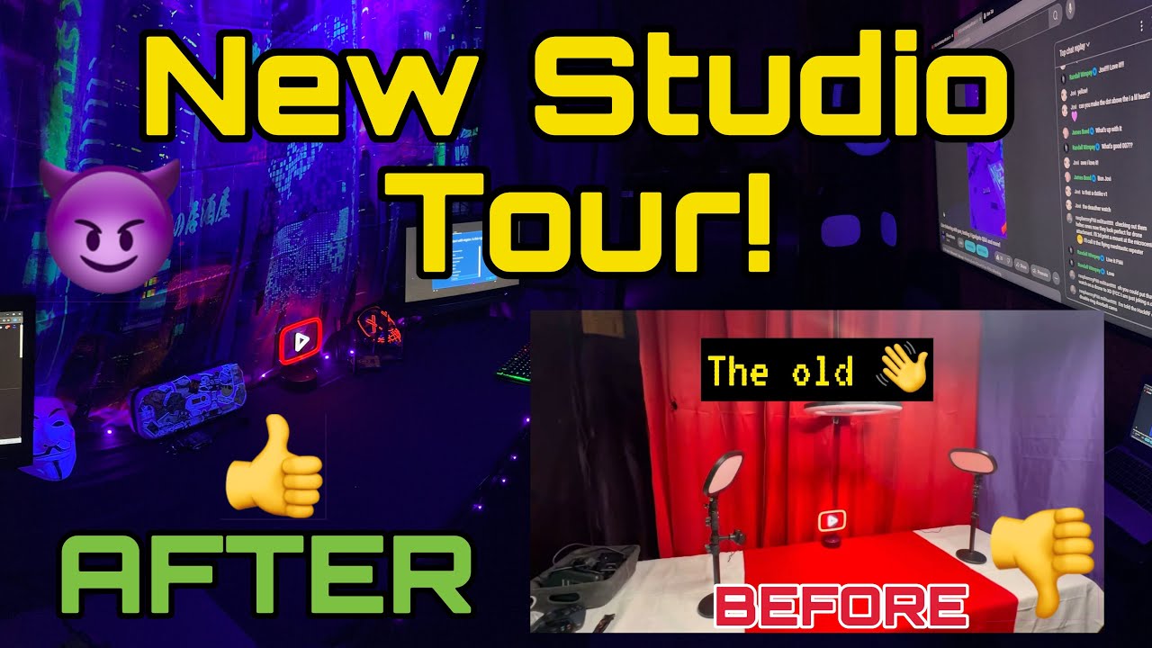 Cyberpunk Hacker Studio Tour: Upgraded Tech and Live Stream Features ...