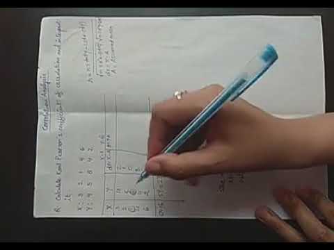 VIDEO-3, BBA-2sem (Unit-3) | BUSINESS STATISTICS | Correlation-Shortcut ...