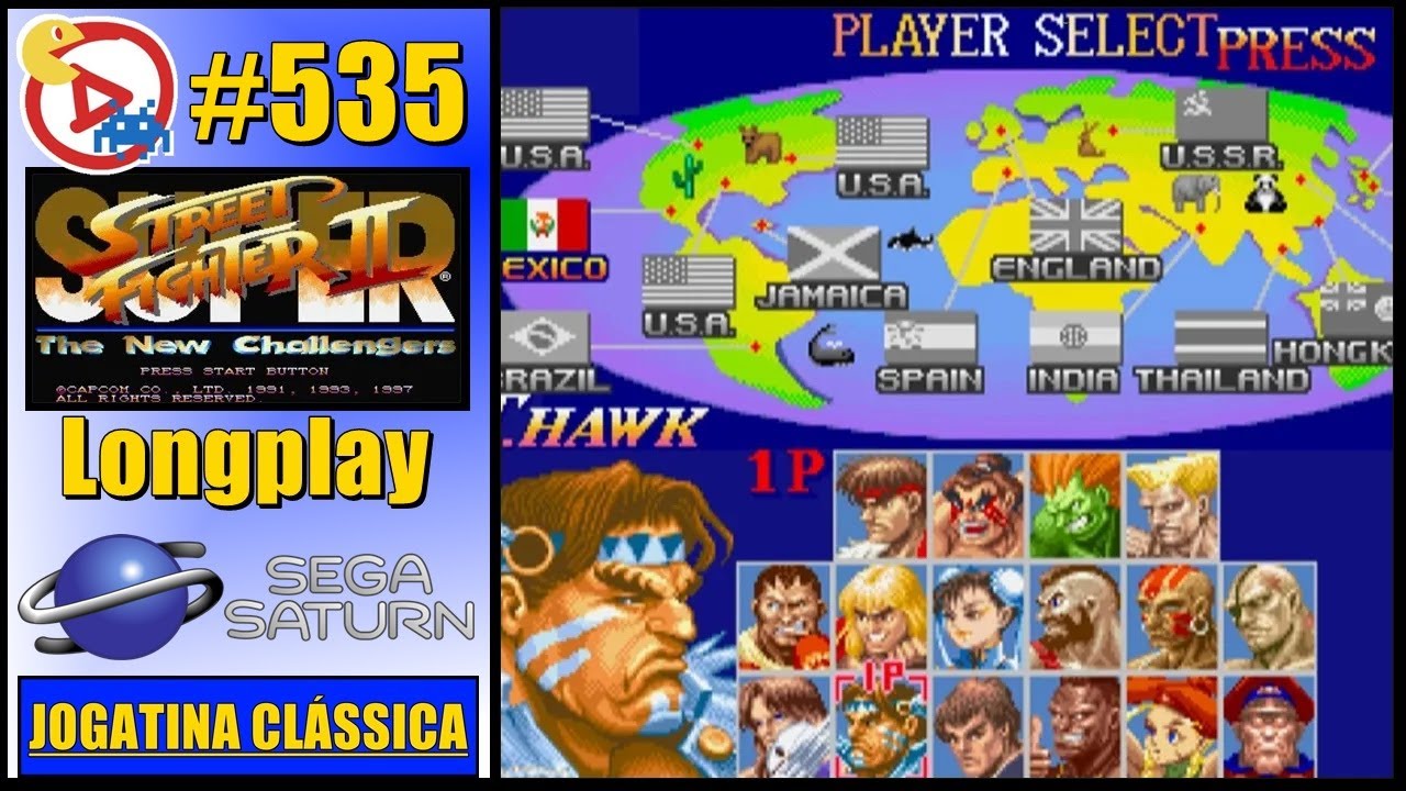 Saturn Longplay Street Fighter Collection - Super Street Fighter II ...