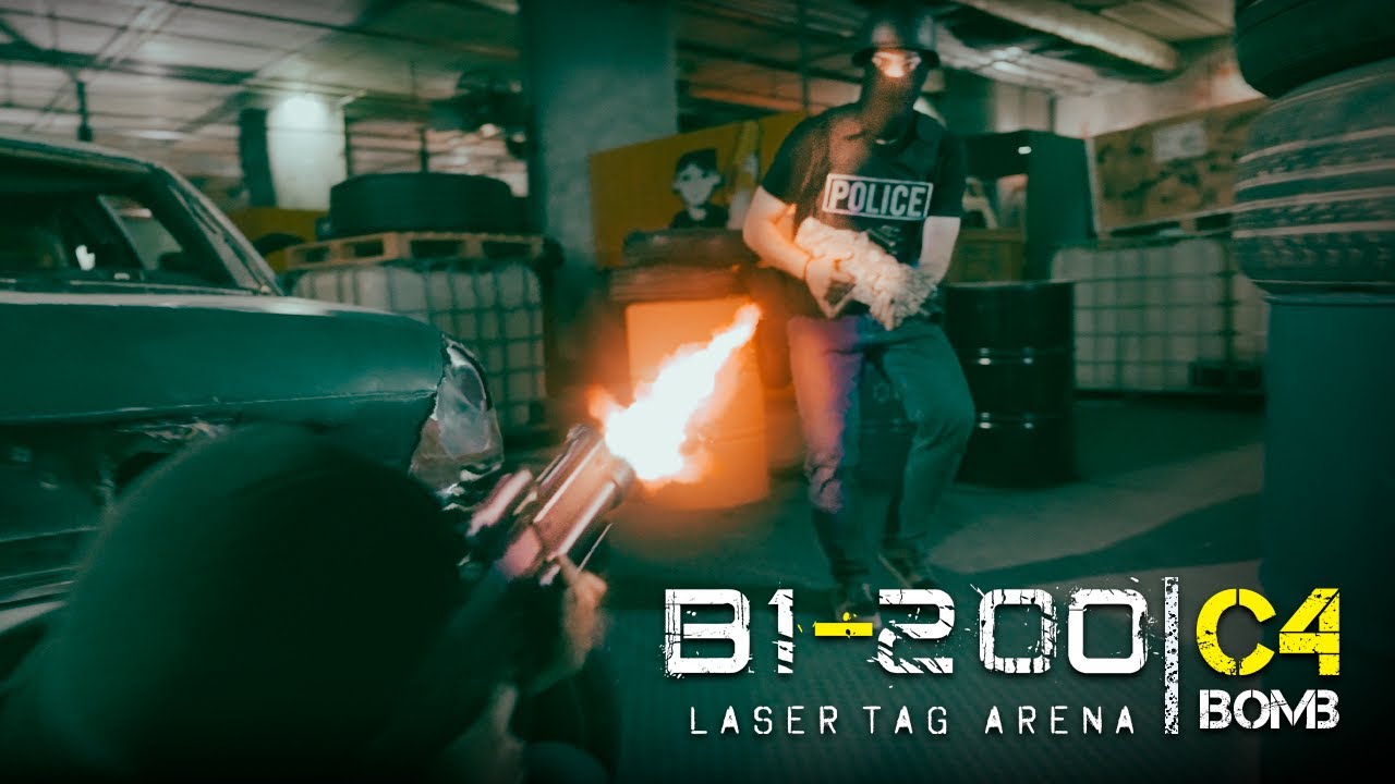 C4 GAME MODE AT B1-200 LASER TAG! - YouTube