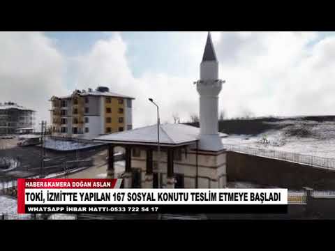 TOKİ, İZMİT'TE YAPILAN 167 SOSYAL KONUTU TESLİM ETMEYE BAŞLADI