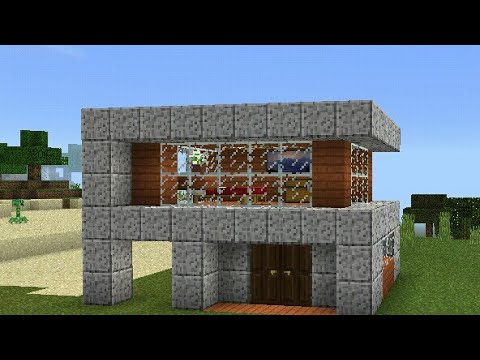 How To Build A modern Diorite House on Minecraft/Craftsman #3 - YouTube