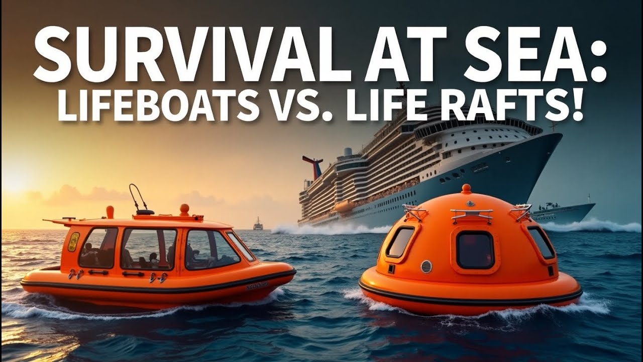Survival at Sea: Lifeboats vs Life Rafts - YouTube