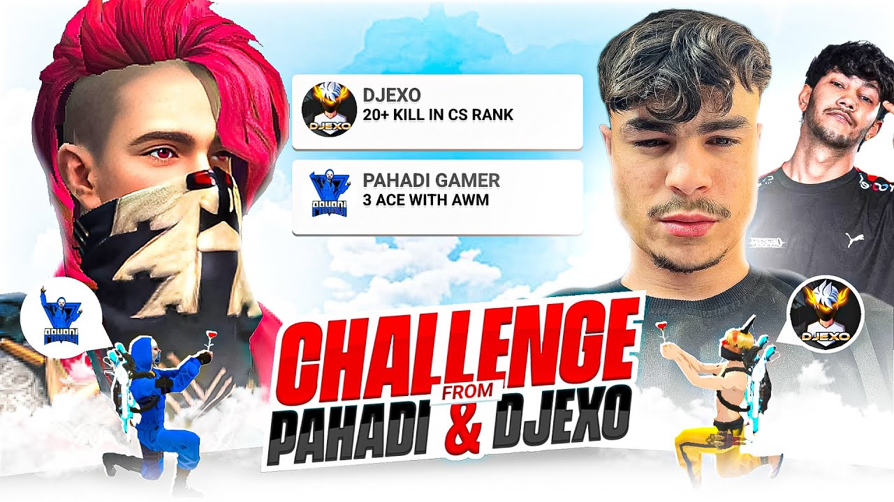 PAHADI GAMER & DJEXO GIVE ME A IMPOSSIBLE CHALLENGE 😱|| CAN I COMPLETE ...
