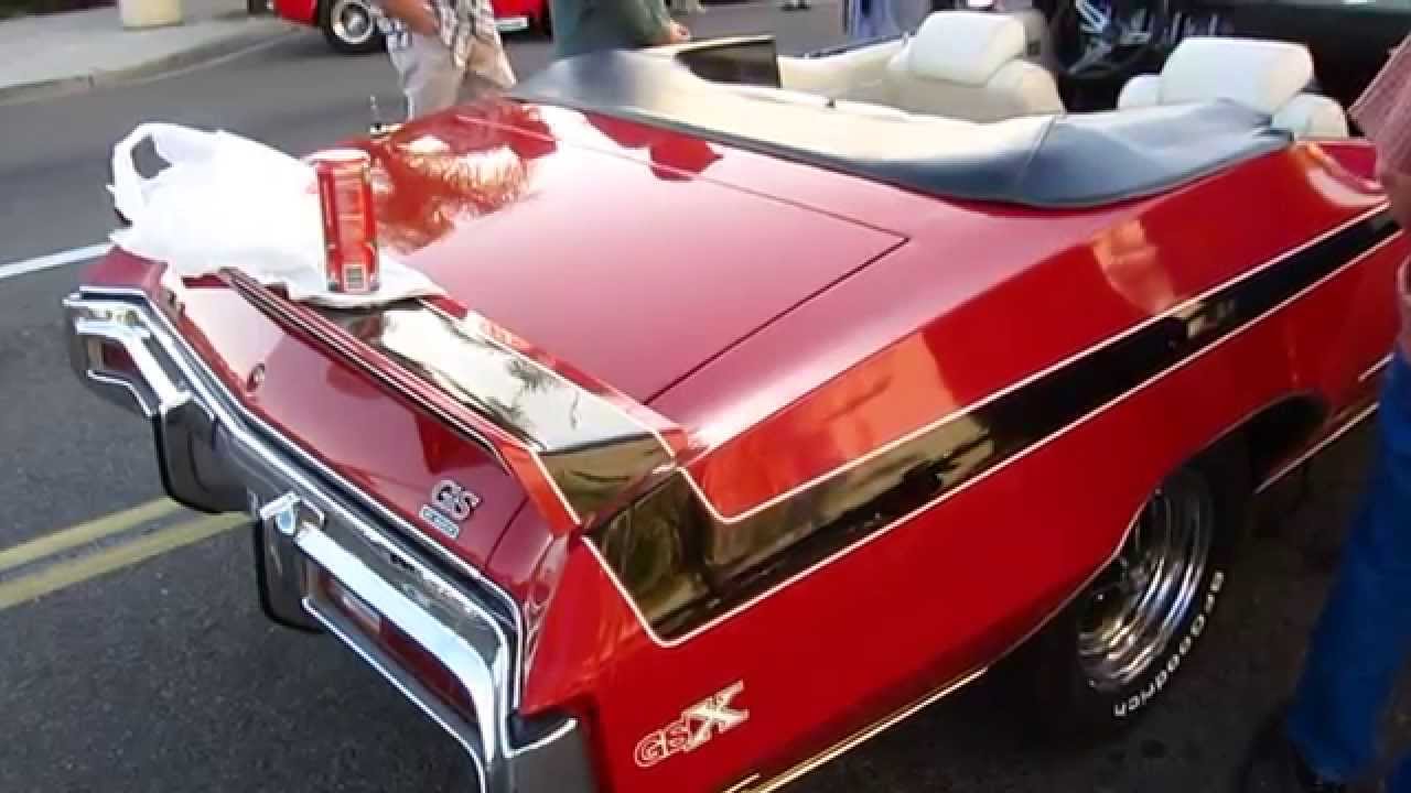 Awesome Buick GSX convertible at Cruisin' Grand - YouTube