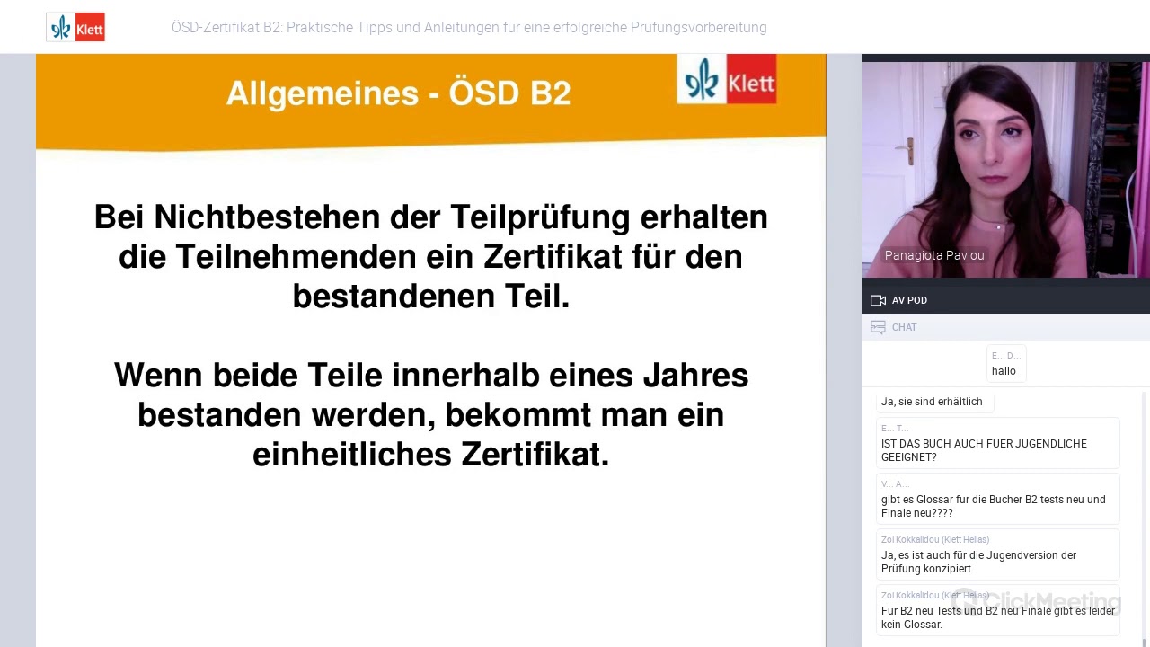 Webinar: ÖSD-Zertifikat B2 - YouTube