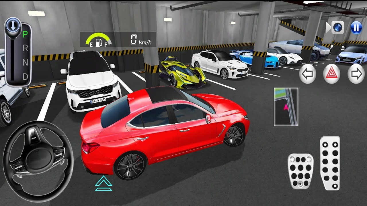 all super cars parking in 3d driving class game - driving Mercedes gt ...