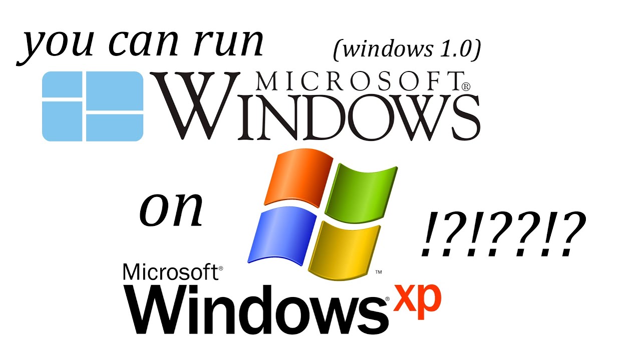 you can run windows 1.01 in Windows XP?!?!?!?!?!?!? - YouTube