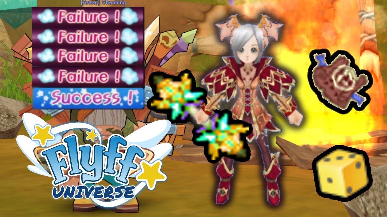 [FLYFF UNIVERSE] UPGRADING ARMOR+WEAPON FROM +6 TO +8 - YouTube