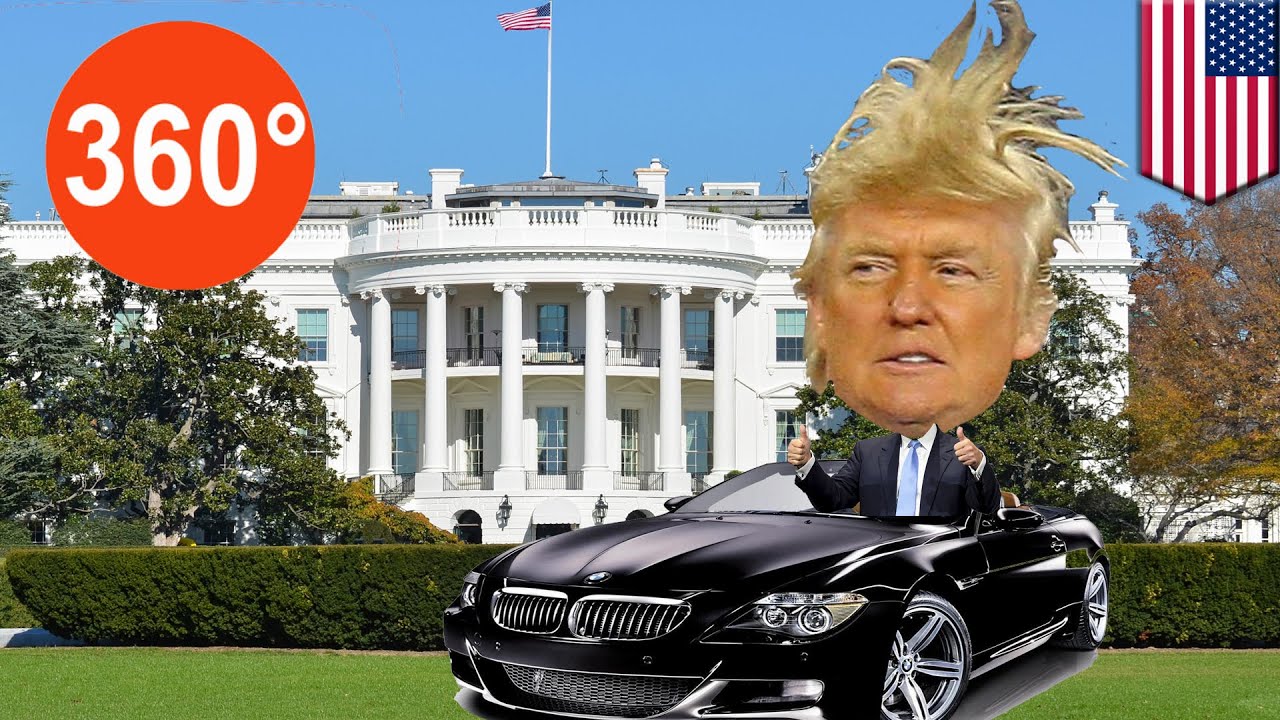 360 VR Video News: Donald Trump race for the presidency - virtual tour ...