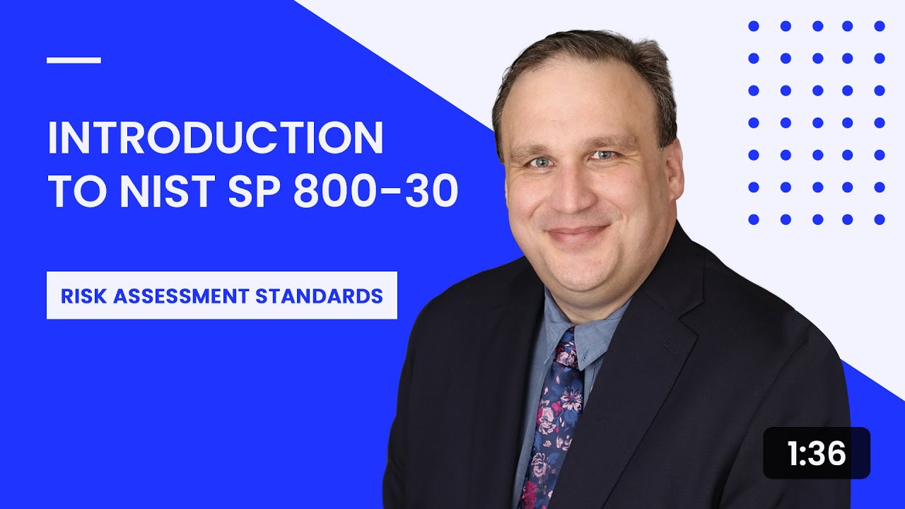 Introduction To NIST SP 800 30 YouTube