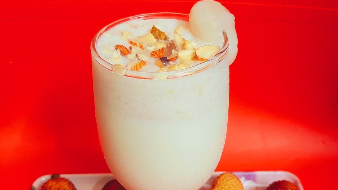 Litchi Shake Recipe In Hindi | लीची शेक रेसिपी हिंदी में | लीची शेक ...