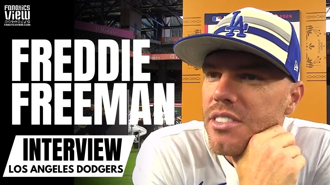 Freddie Freeman talks Shohei Ohtani, LA Dodgers First Half of Season | Full MLB All-Star ...