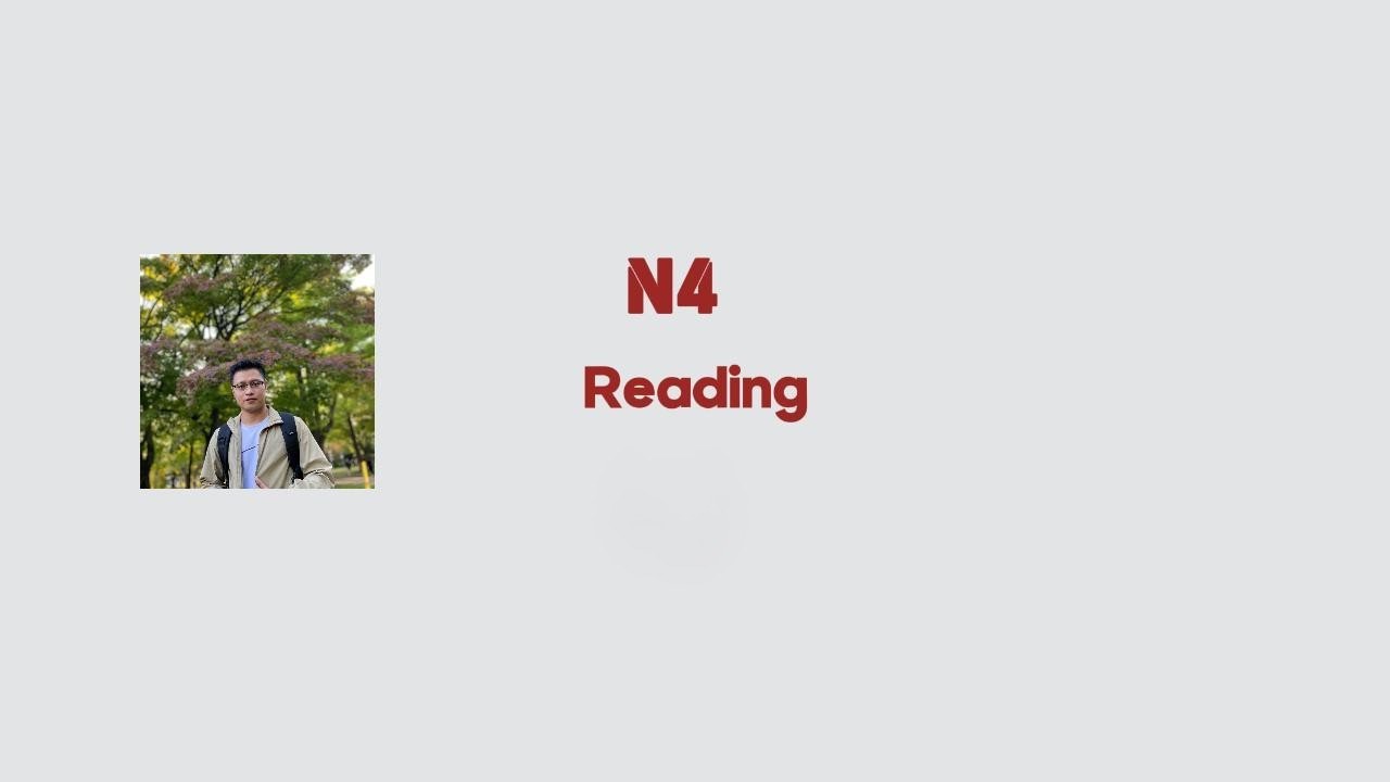 N4 Reading Day 11 - YouTube