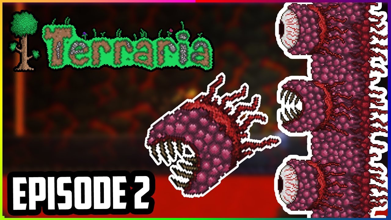 HARD MODE | Wall Of Flesh - Terraria Episode 2 (Ep 2) Multiplayer PC ...