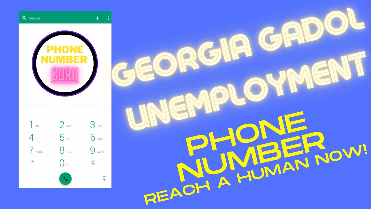 Georgia Unemployment Phone Number - the BEST way to reach a human agent ...