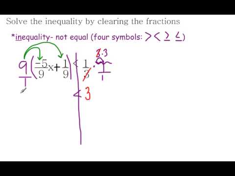Equations and Inequalities with Rational Numbers 5 7 - YouTube