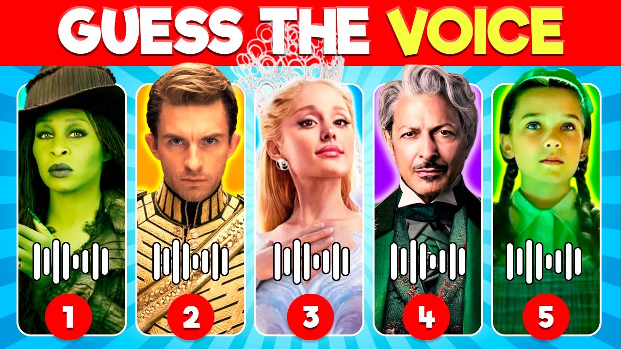 Guess the WICKED 2 Character by the Voice WICKED 2 QUIZ - YouTube