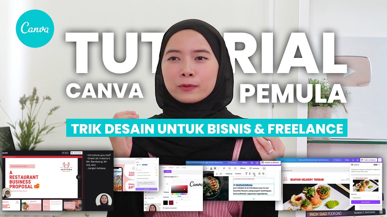 TUTORIAL DESAIN PAKE CANVA UNTUK BISNIS & FREELANCE - YouTube