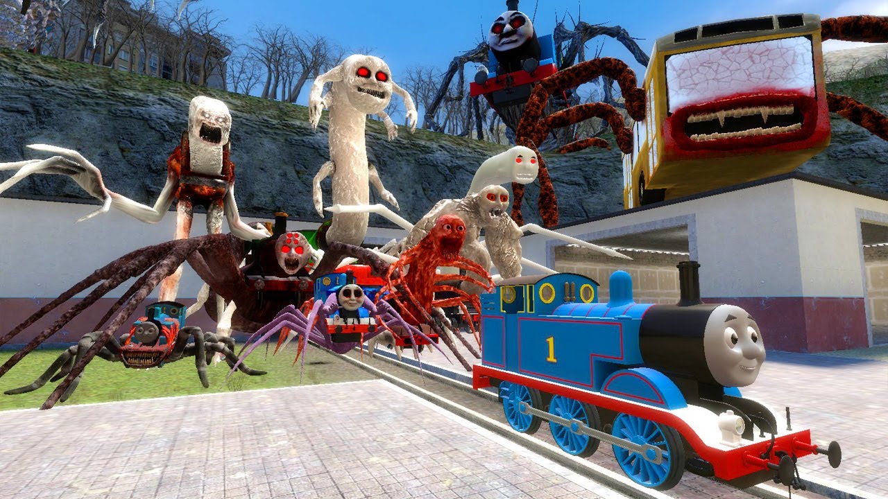 Building a Thomas Train Chased By Thomas Infected Sky,Thomas Train ...