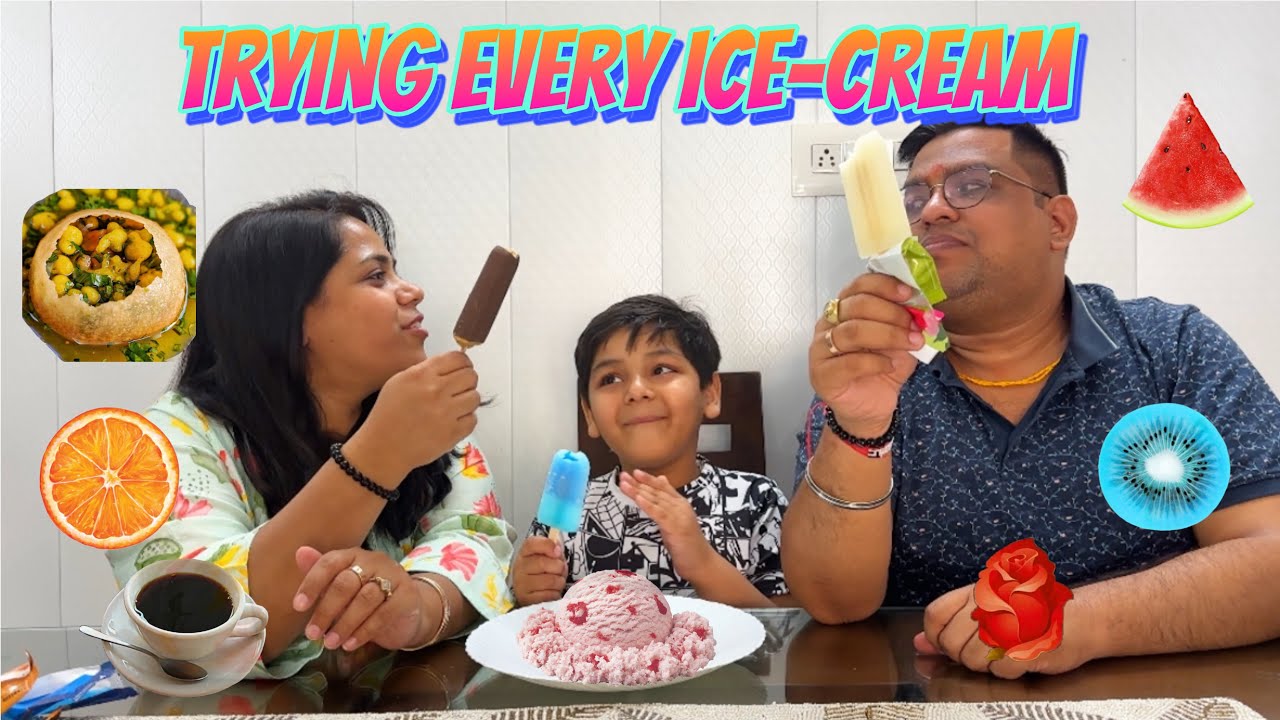 Trying Every Flavors in Ice-cream | Food Challenge | Summer Special ...