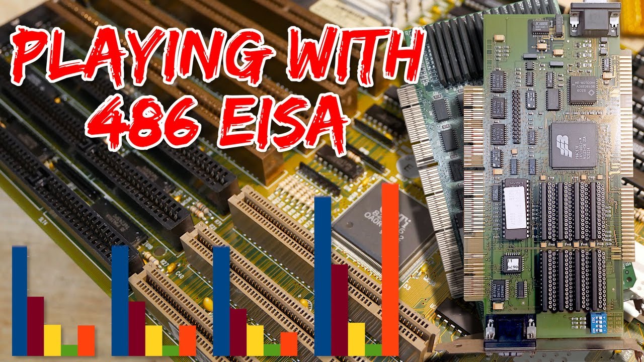 Configuration and test of a 486 EISA/VLB mainboard - YouTube