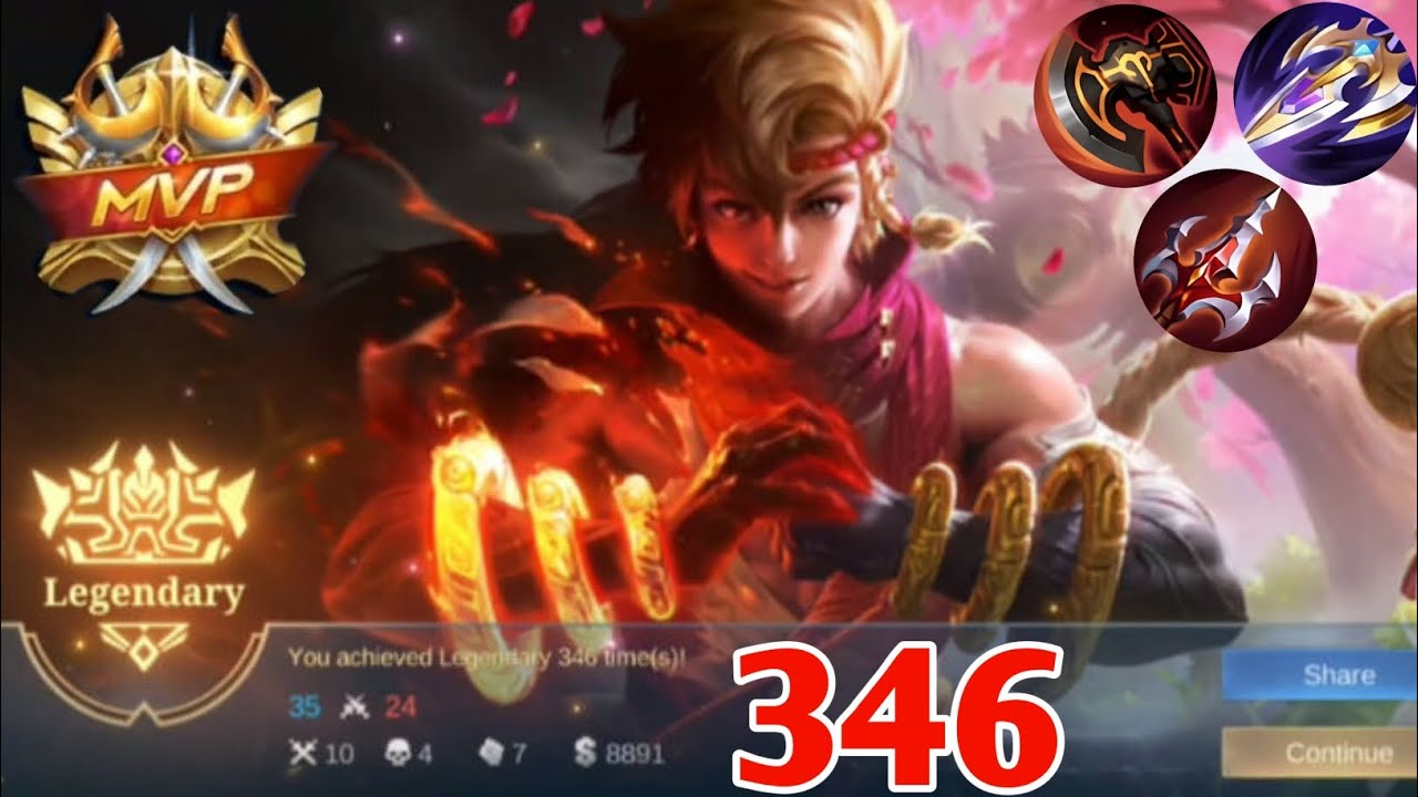 Legendary 346! Yan Global No 1 Build and Emblem New Gameplay # ...