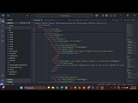 web development | simple website, using visual studio - YouTube