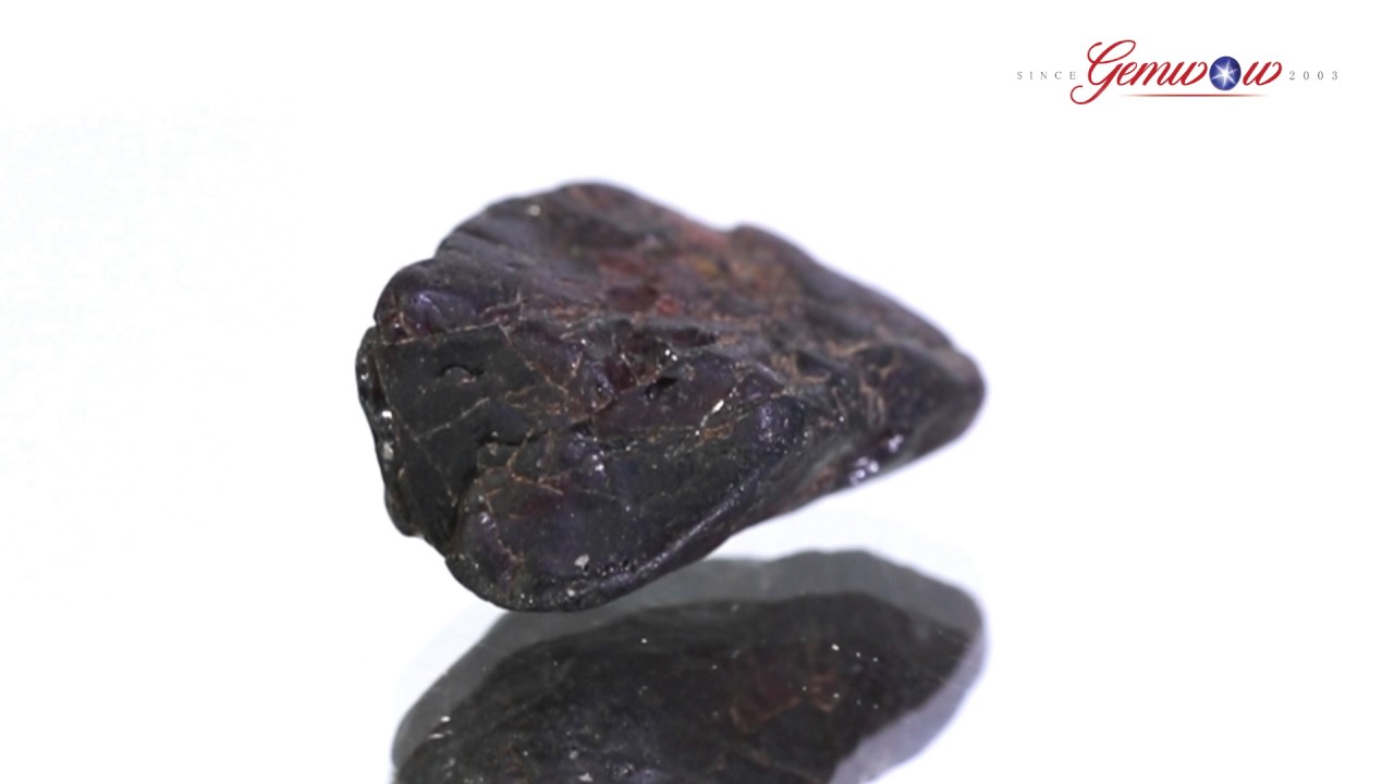Black spinel Corundum Rough 42.76 cts FCC0553 - Gemwow - YouTube