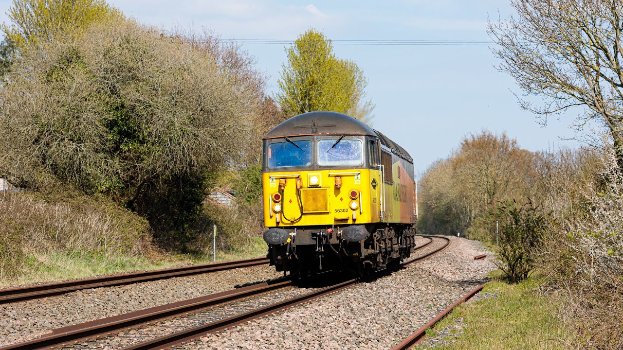 56302 at Creech St. Michael - 17th April 2021 - YouTube