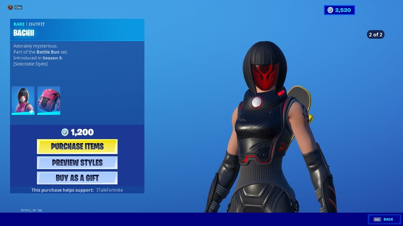 Bachii Is Back! (Fortnite Battle Royale) (Item Shop 6/1/20) - YouTube