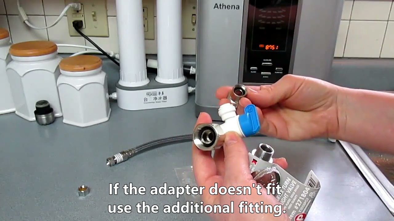 How to Direct Plumb a Water Ionizer - YouTube