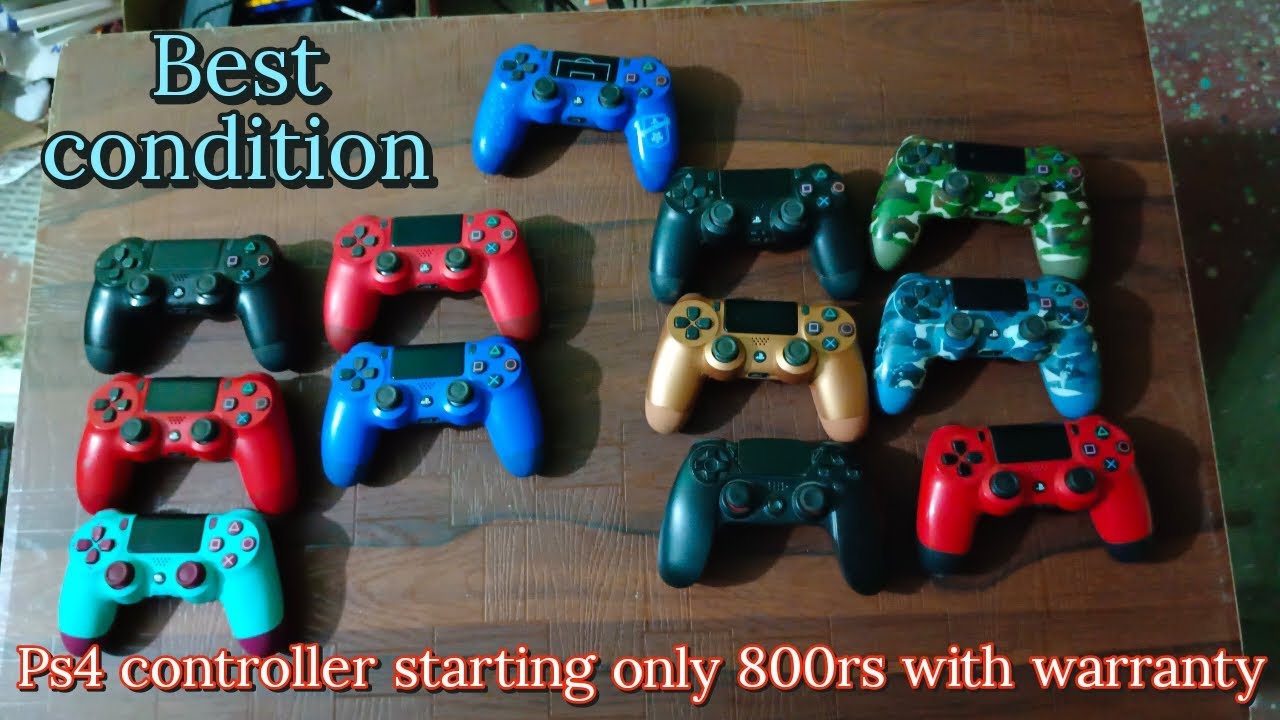 Ps4 controller starting only 800rs with warranty. WhatsApp number ...