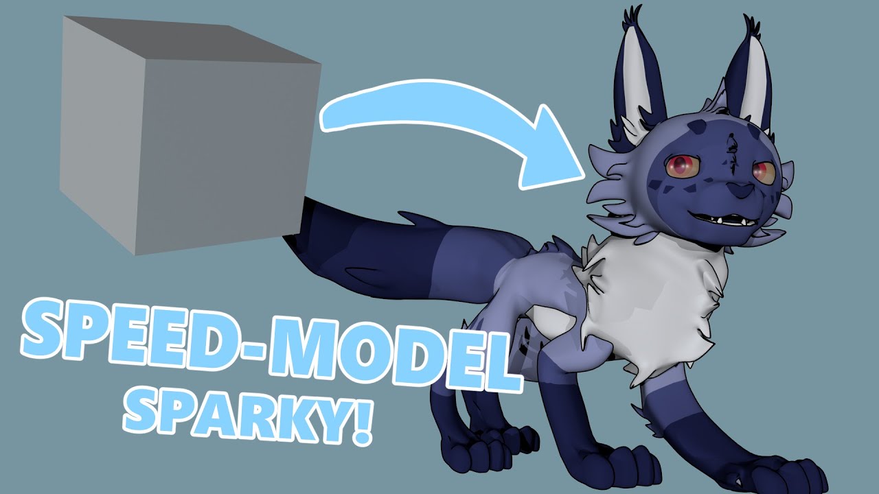 3D Sparky for Owlspark [SPEED-MODEL] - YouTube