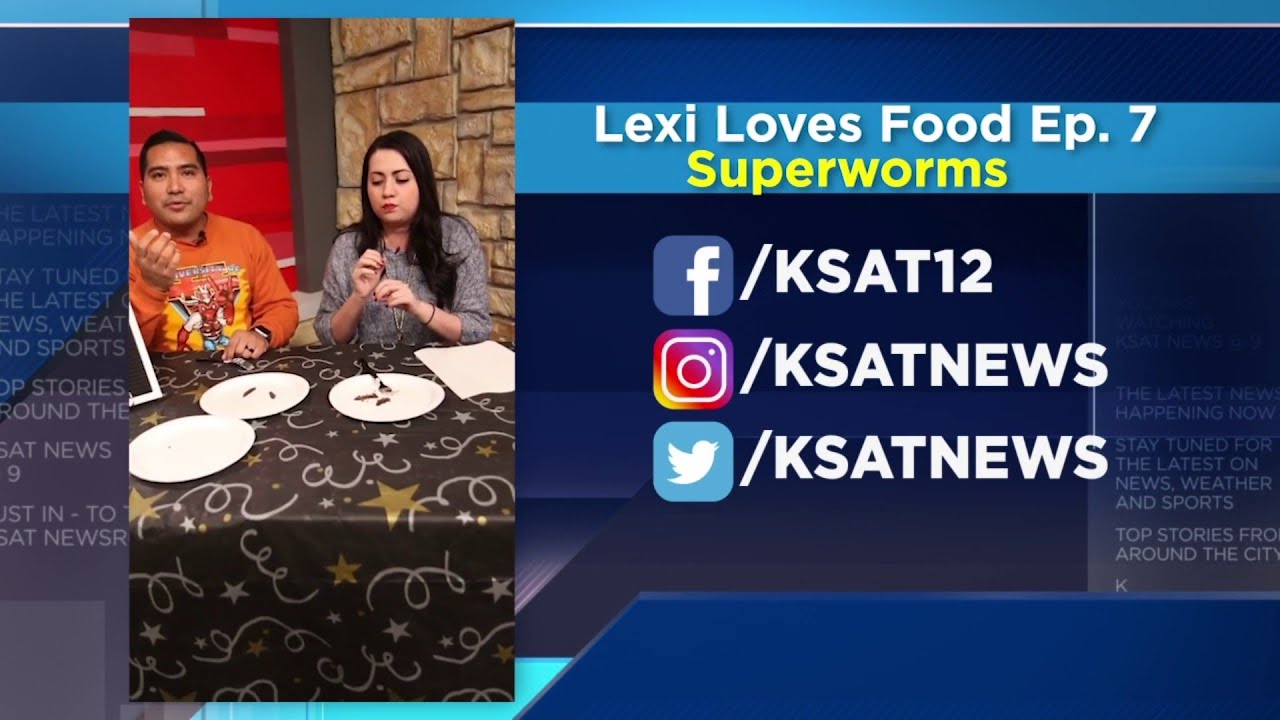 Lexi Loves Food: The chocolate-covered worms episode with Adrian - YouTube