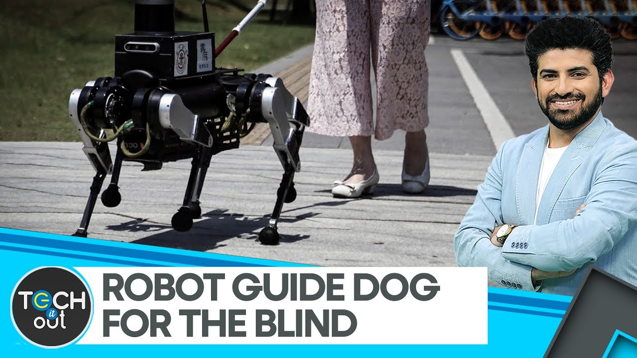 Robot guide dog that detects obstacles | Tech It Out | WION - YouTube