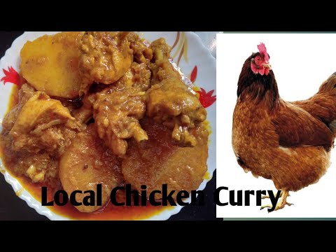 Local Chicken Curry Recipe/Desi style Chicken curry - YouTube