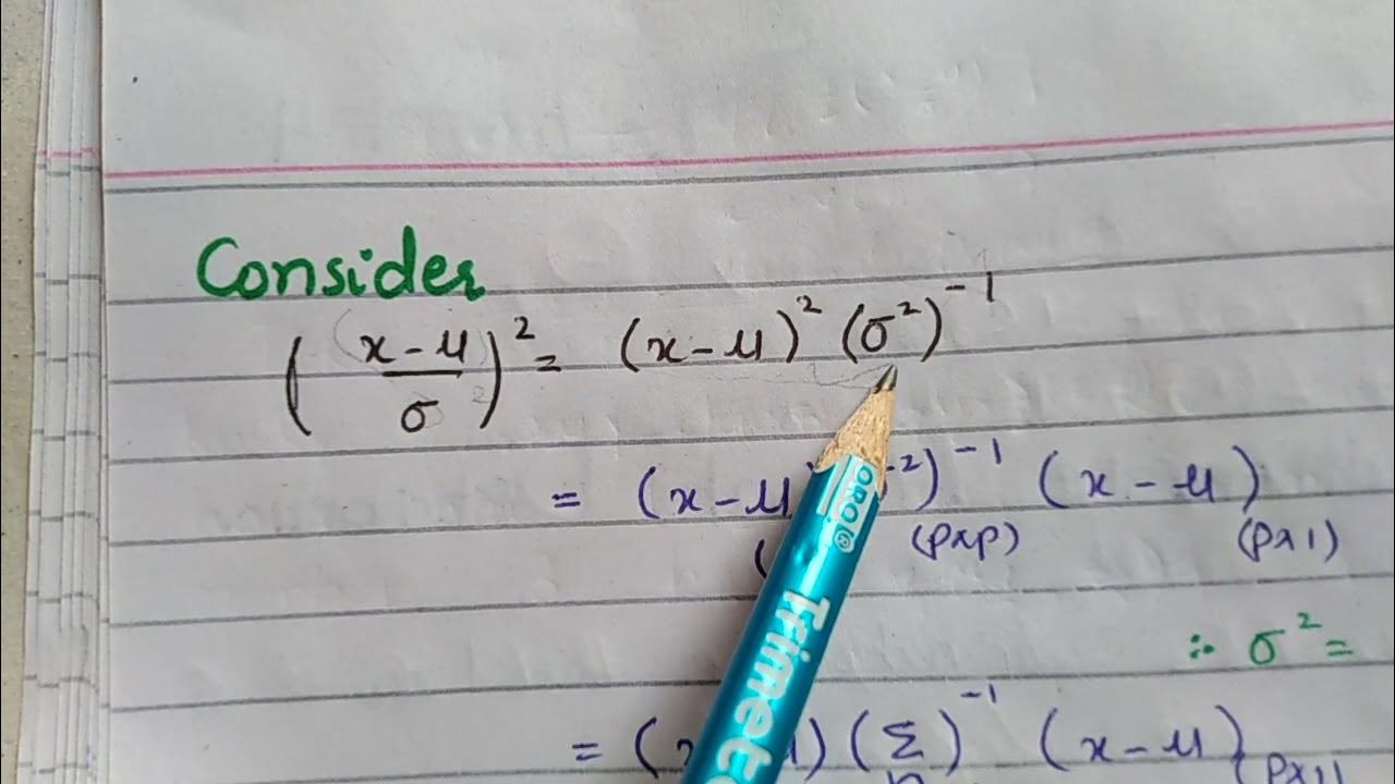 5 pdf of multivariate Normal distribution from univariate normal ...