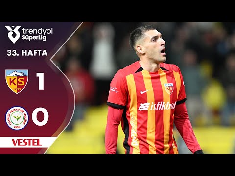 Vestel | Kayserispor (1-0) Çaykur Rizespor - Highlights/Özet | Trendyol Süper Lig - 2024/25