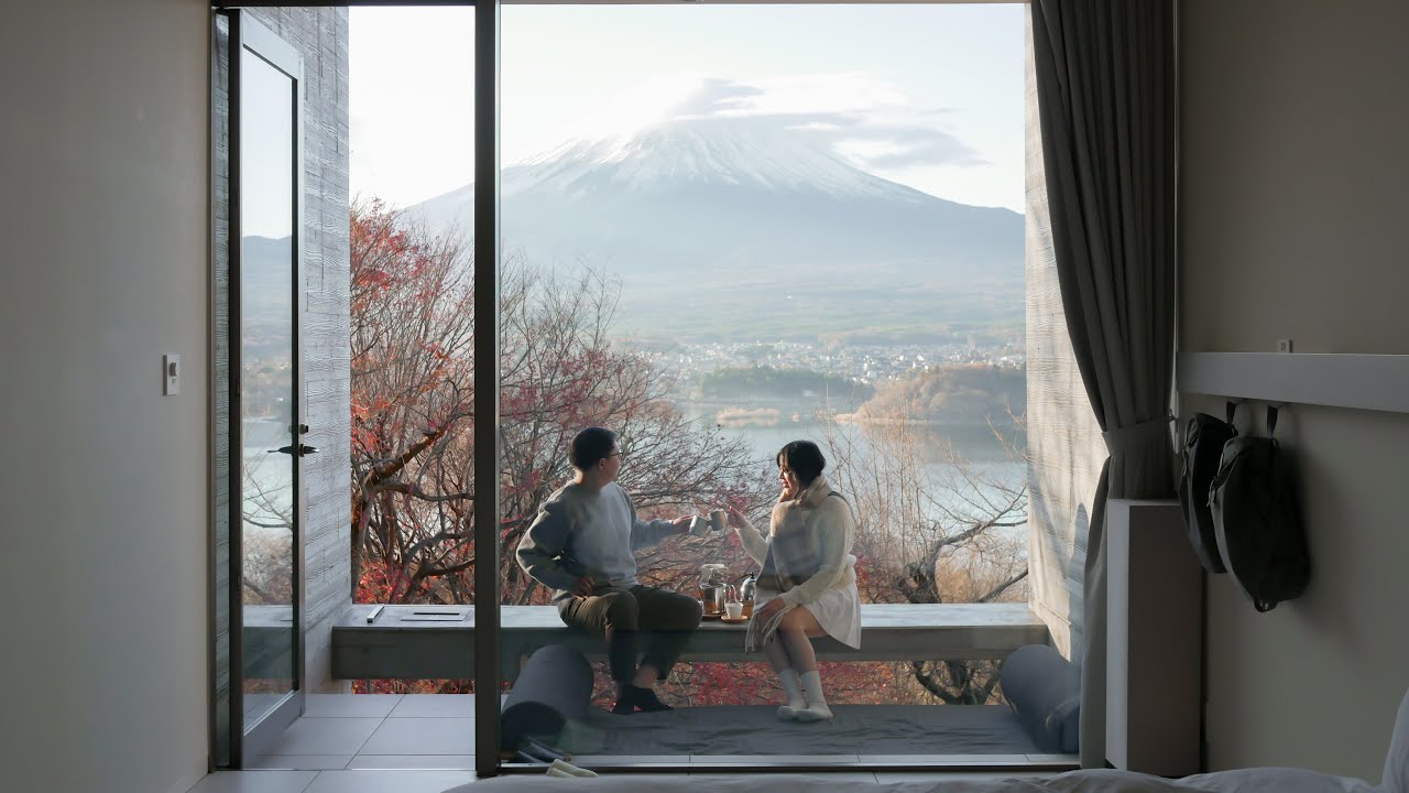 Hoshinoya Fuji / Glamping resort with an amazing view of Mt. Fuji 🗻 (ep ...