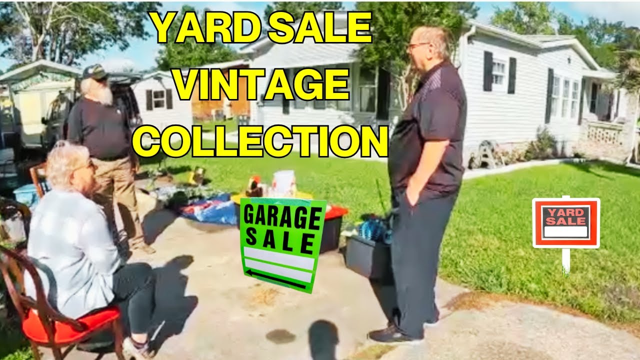Vintage Collection Yard Sale Finds! - YouTube