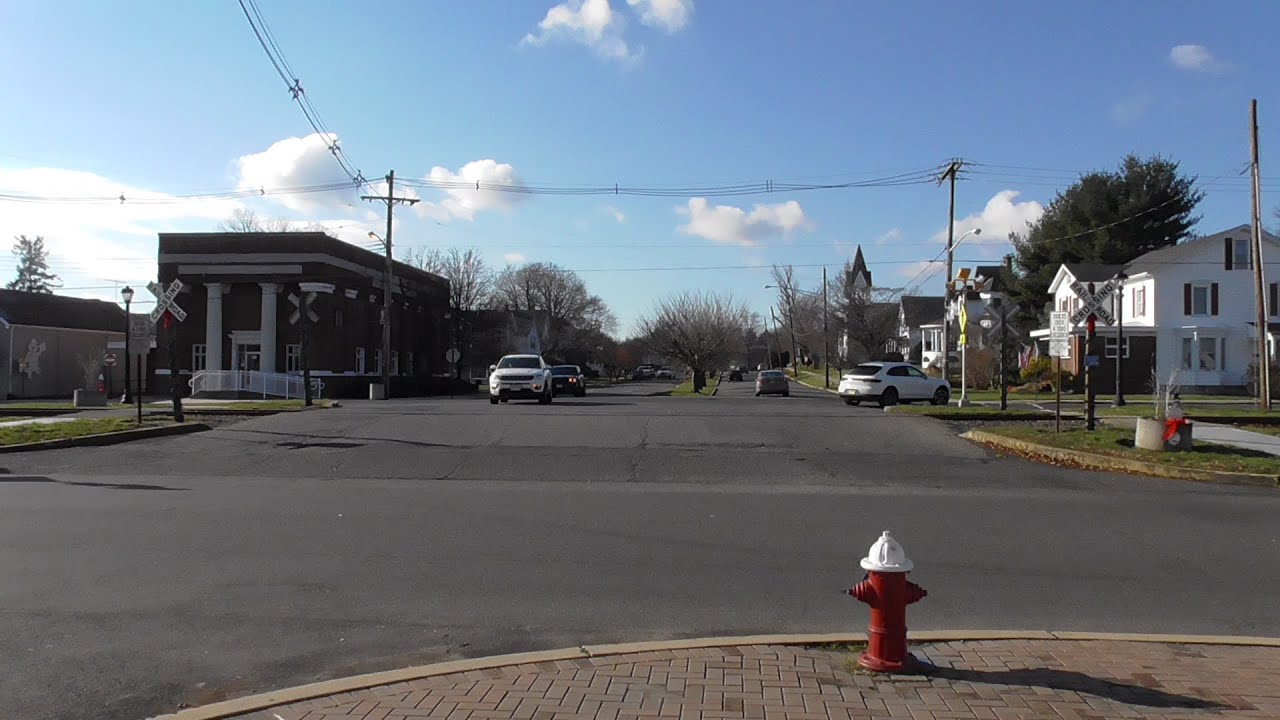 Church Street Crossing Overview (Jamesburg, NJ) - YouTube