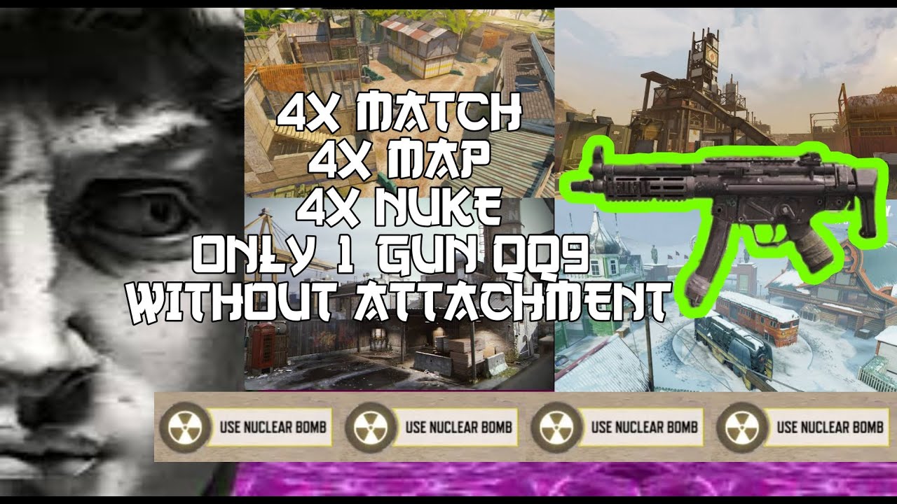 4X ☢️☢️☢️☢️ DROP 4X MAP WITH ONLY ONE GUN QQ9 - CODM - YouTube